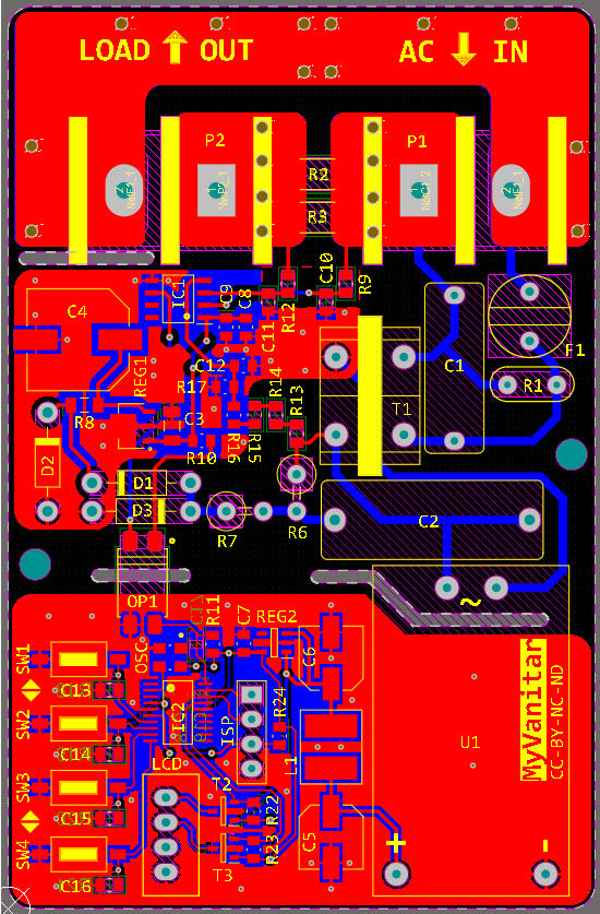 Digital AC Energy Measurement Circuit V2 RMS Voltage, RMS Current, Rea ...