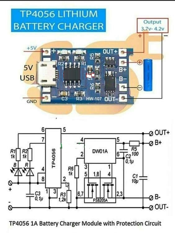 TP4056 Lithiumbattery Charger – PCB HERO