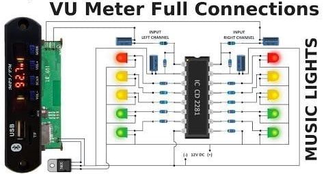 VU MeterFull Connections – PCB HERO
