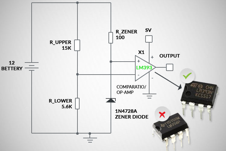 Transistor Comparator Circuit Using This Op Amp As A Comparator,