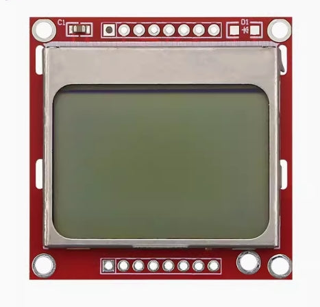 Nokia 5110 LCD Red Screen LCD Screen Module – PCB HERO