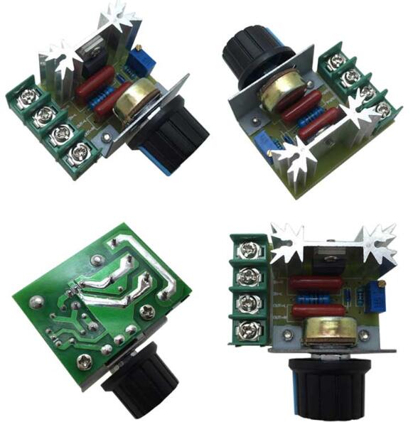 2000W AC 220V SCR Electronic Voltage Regulator Module Speed Control Co ...