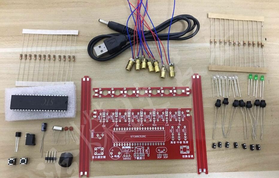 51 MCU Electronic Organ Kit / Laser Harp Kit – PCB HERO