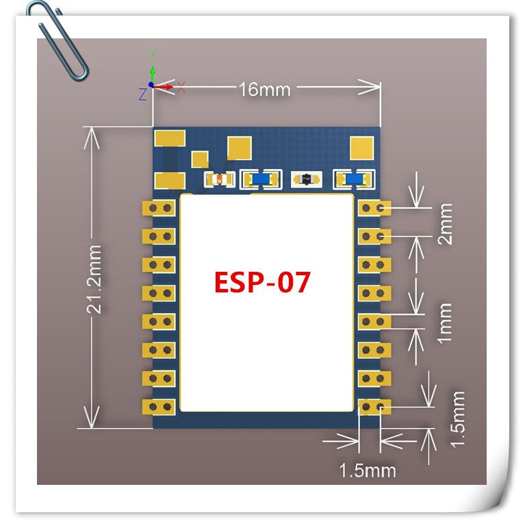 Esp8266 ESP-07 WIFI Module – PCB HERO
