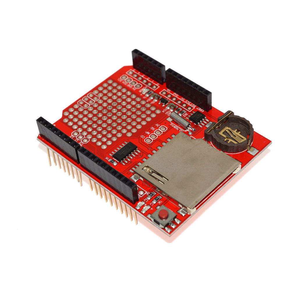 Data Logging Shield with SD Card and Real Time Clock Module For Arduin ...