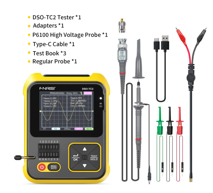 DSO-TC2 2 in 1 Transistor Tester&Digital Oscilloscope – PCB HERO